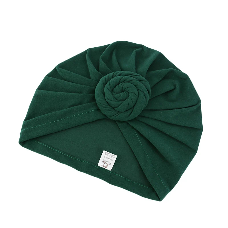 Bonnet Chimio avec Nœud en Forme de Fleur - Casquettes Bonnets